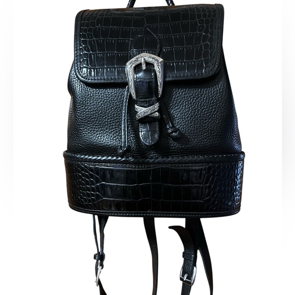 Brighton | Bags | Brighton Backpack With Silver Buckle | Poshmark